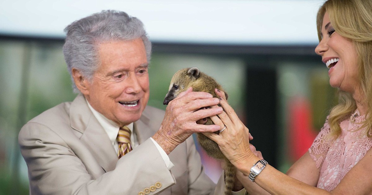 ‘What’s a coati?’ See Regis come face to face with baby critters