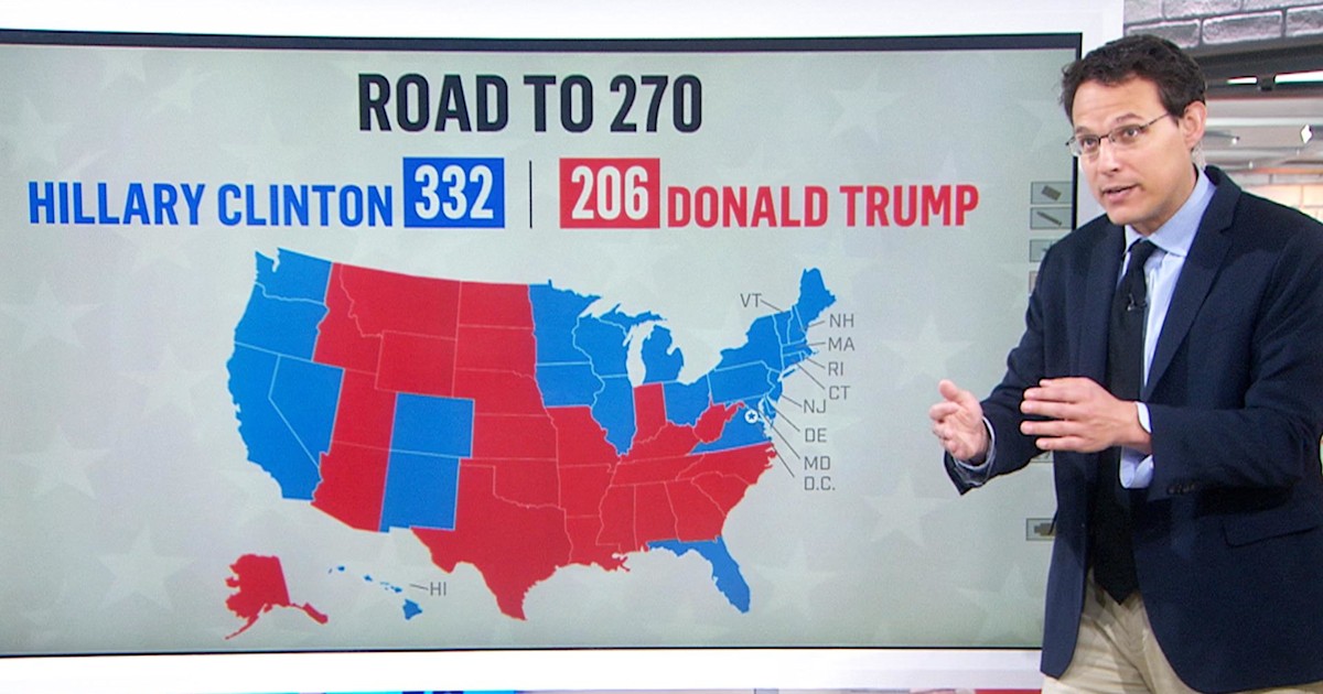 These are the blue states Donald Trump needs to flip red to win