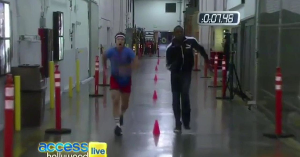 Billy Bush tied Usain Bolt in speed walking: Can he beat Carl Lewis?