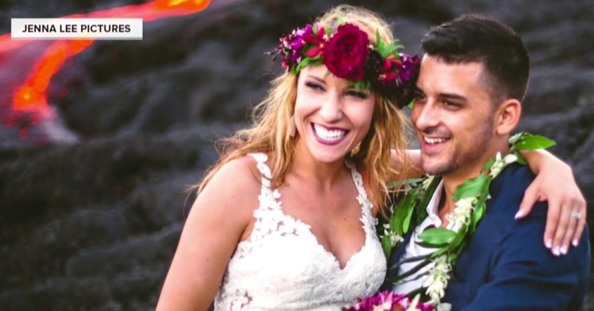 Heating things up: Couple’s volcano wedding pics go viral