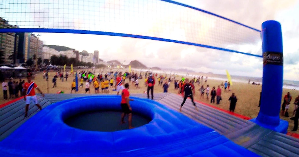 What is bossaball? See TODAY anchors compete on inflatable court