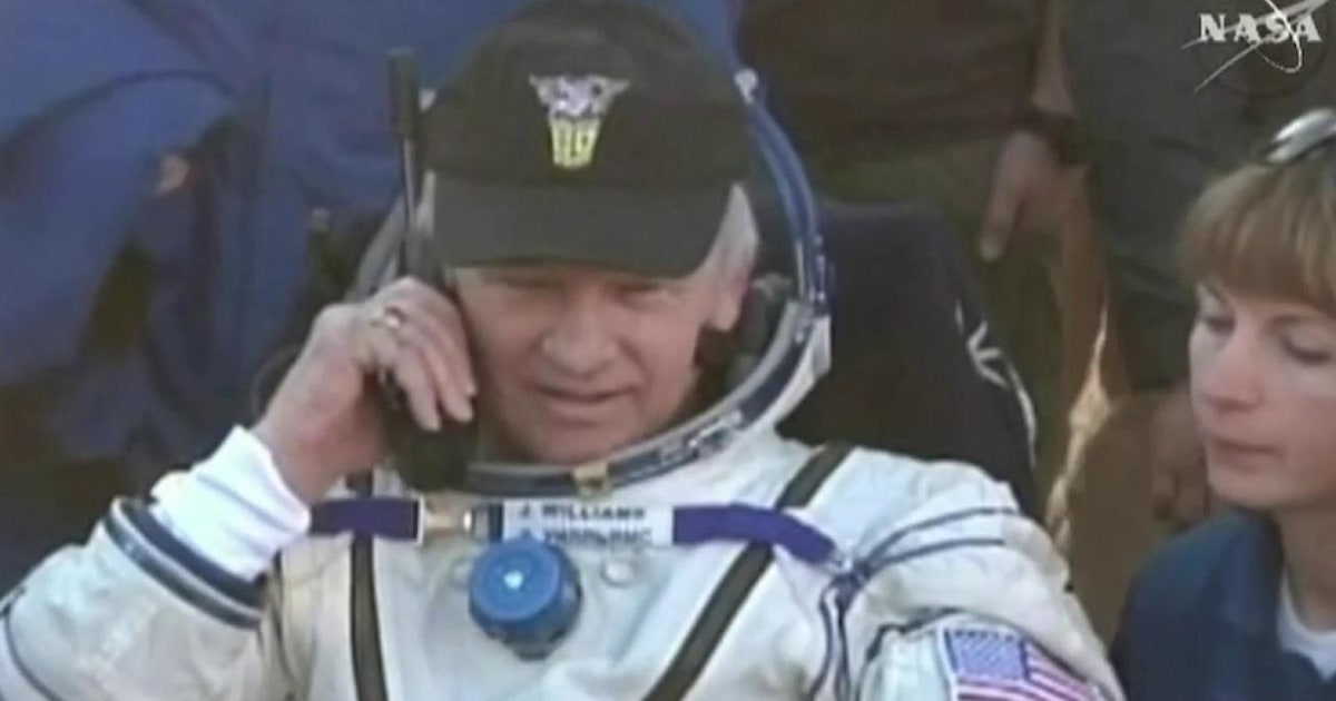 Astronaut Jeff Williams returns to Earth after 6 months in space