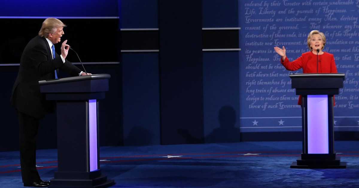 Hillary Clinton, Donald Trump pull no punches in fierce first debate ...