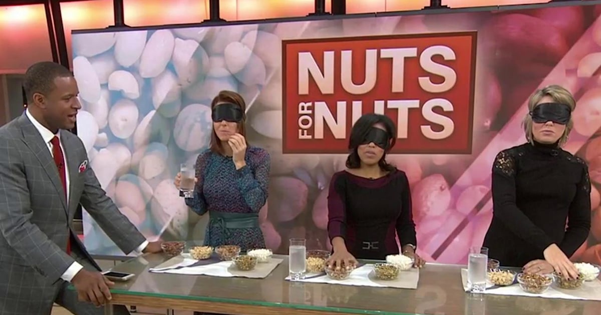 Happy National Nut Day! Watch blindfolded TODAY anchors celebrate with ...