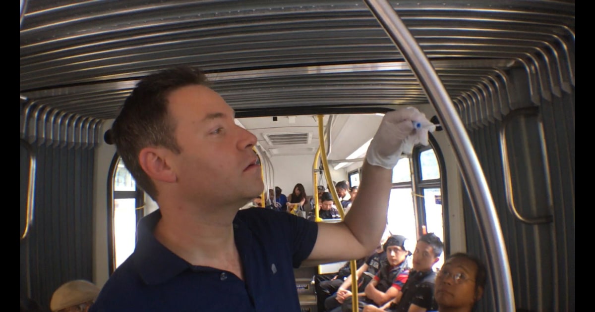 Germs in subways, taxis and buses of big cities get tested — and the ...