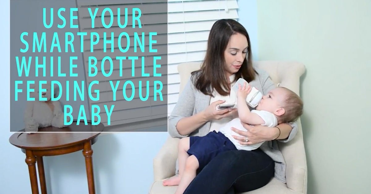 New moms can now feed their babies and check their phones at the same time