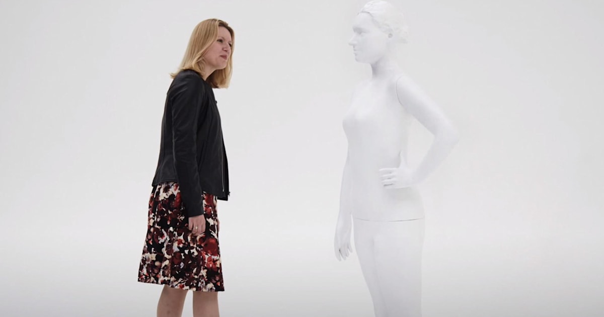 This new clothing mannequin actually looks like a real person
