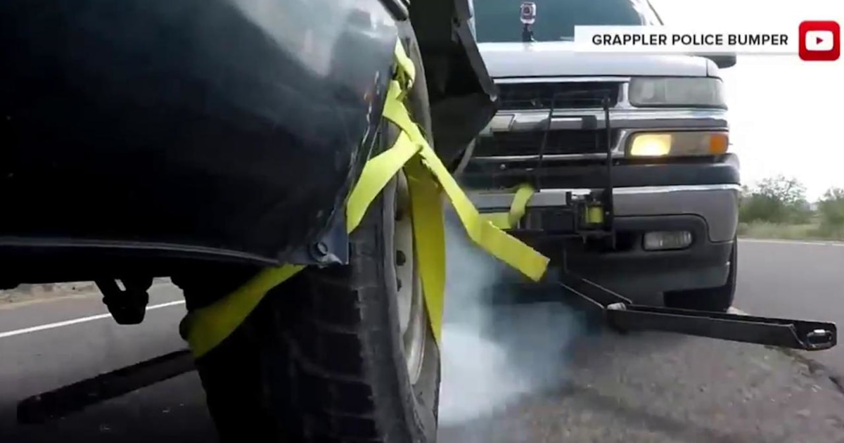 Batman-style ‘grappler’ aims to end police car chases safely
