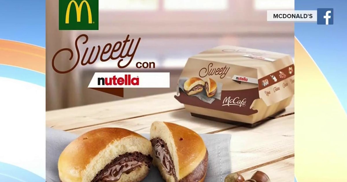 Nutella burger has McDonald’s fans in Italy going nuts