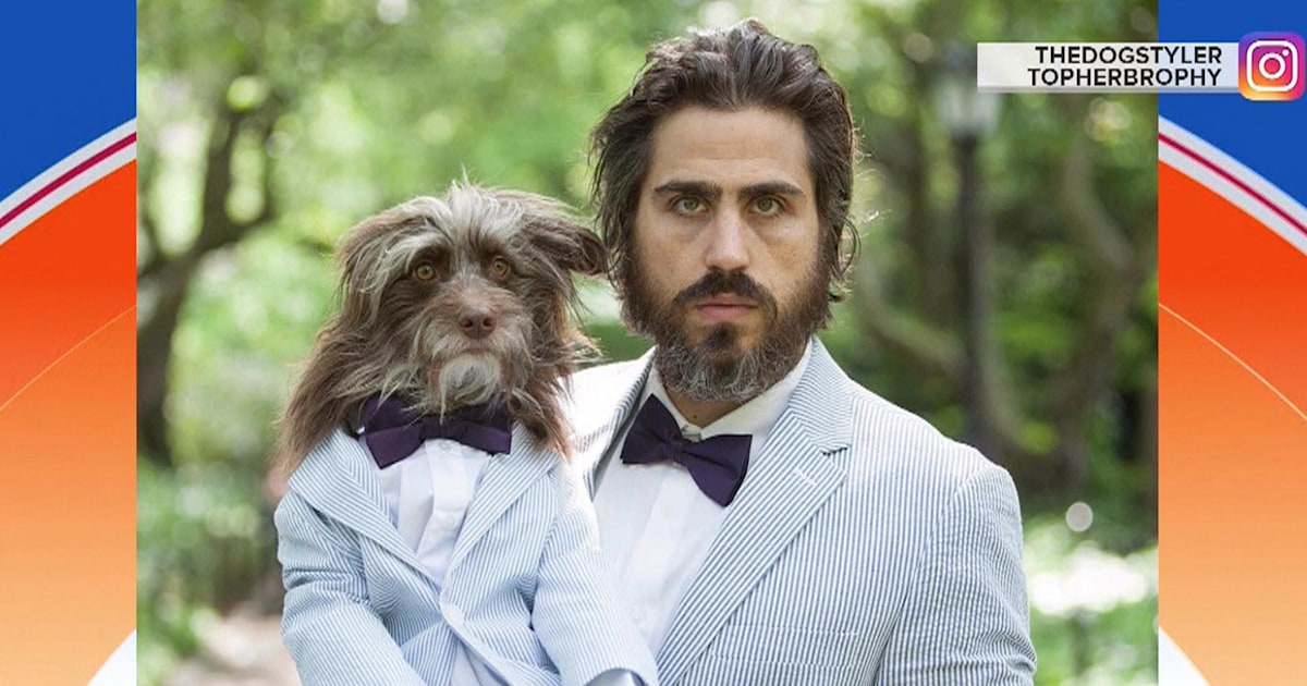 Doggie doppelganger: Man and his pup are twinsies in Instagram photos