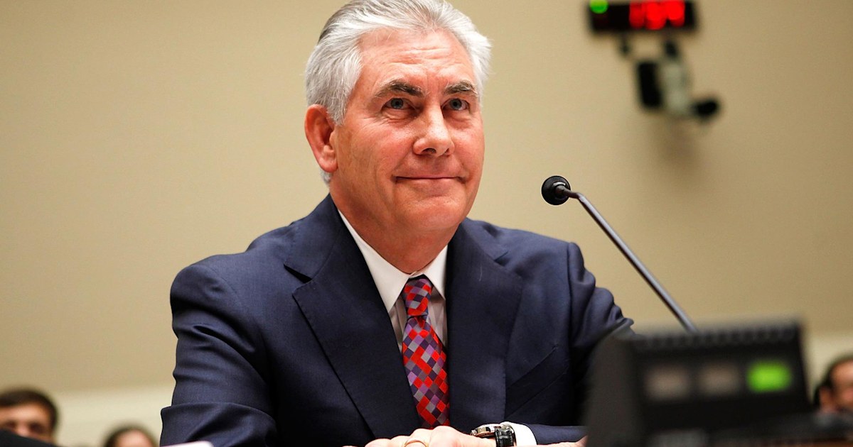 ExxonMobil CEO Rex Tillerson is Donald Trump’s pick for secretary of state