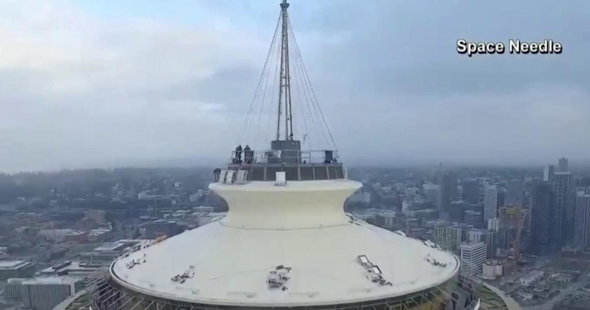 Video released of drone crashing into Seattle’s Space Needle