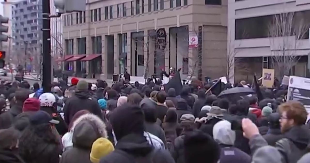 Donald Trump’s inauguration met with protests as more expected to swarm DC