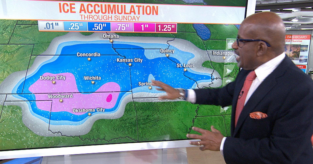 30 million face ‘crippling’ ice storm, heavy rain this weekend