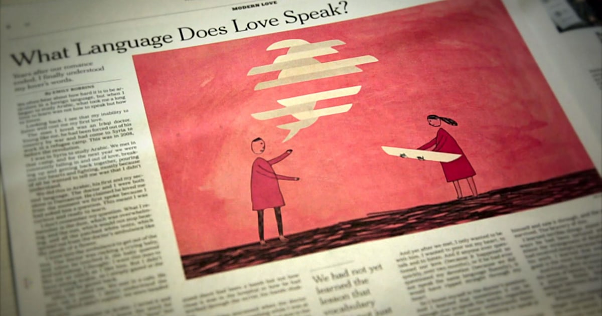 Writing for NYT’s ‘Modern Love’ column is ‘a lot like falling in love ...