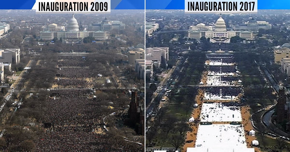 Tweet comparing Obama and Trump’s inauguration crowd sizes is against ...
