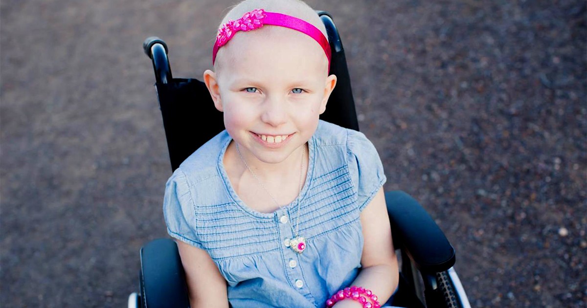 Watch this pediatric cancer survivor ask President Trump for help