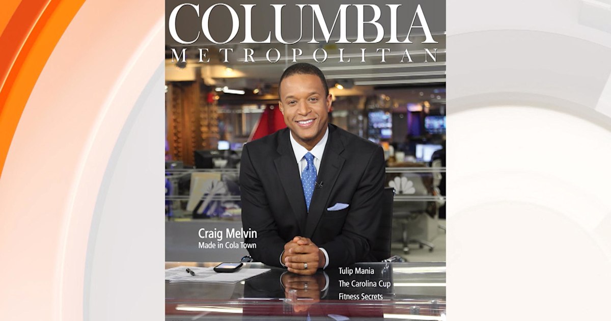 Craig Melvin is on the cover of his hometown magazine, Columbia ...