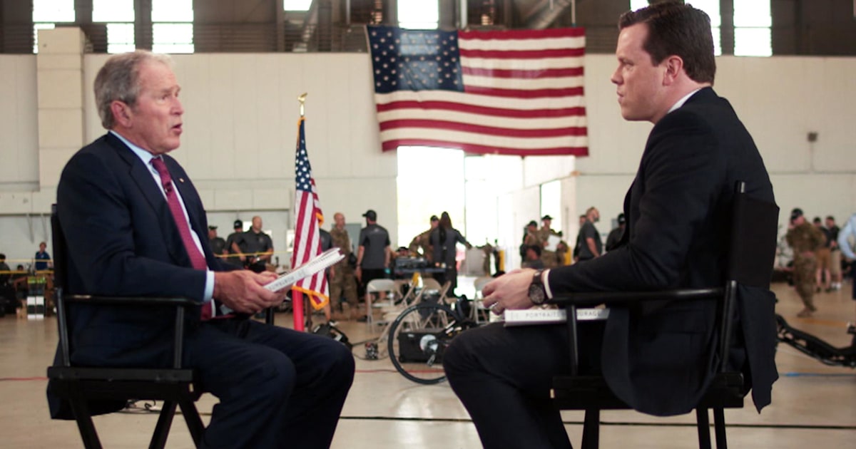 George W. Bush: I don’t regret sending soldiers into battle, ‘I regret ...