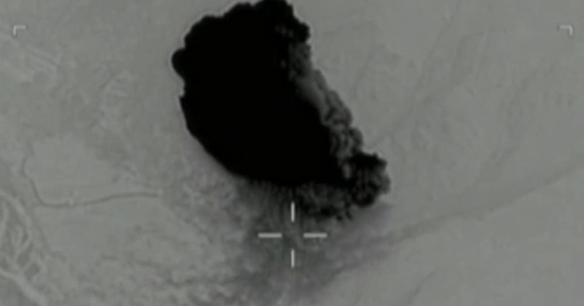 Watch: First images of ‘mother of all bombs’ are released by Pentagon