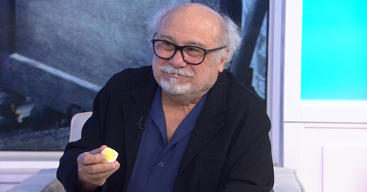 Danny DeVito talks about his Broadway debut (and shows his love of eggs)