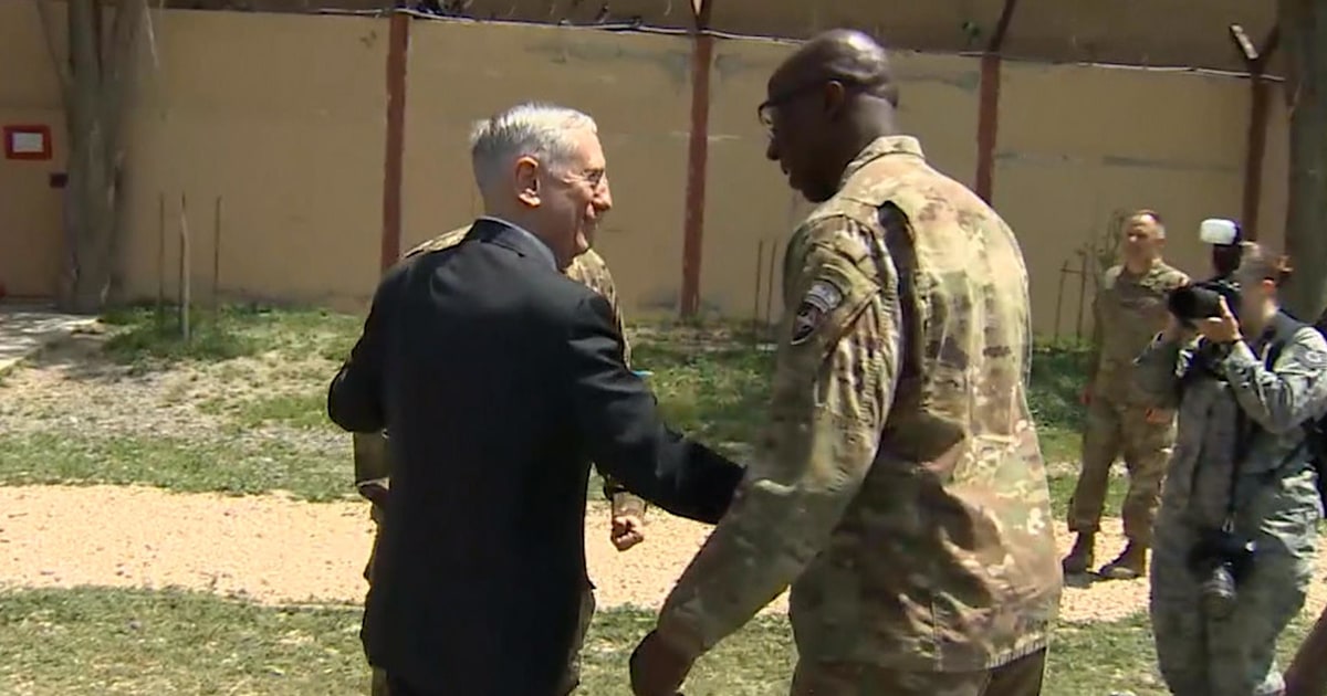 Defense Secretary Mattis makes surprise visit to Afghanistan