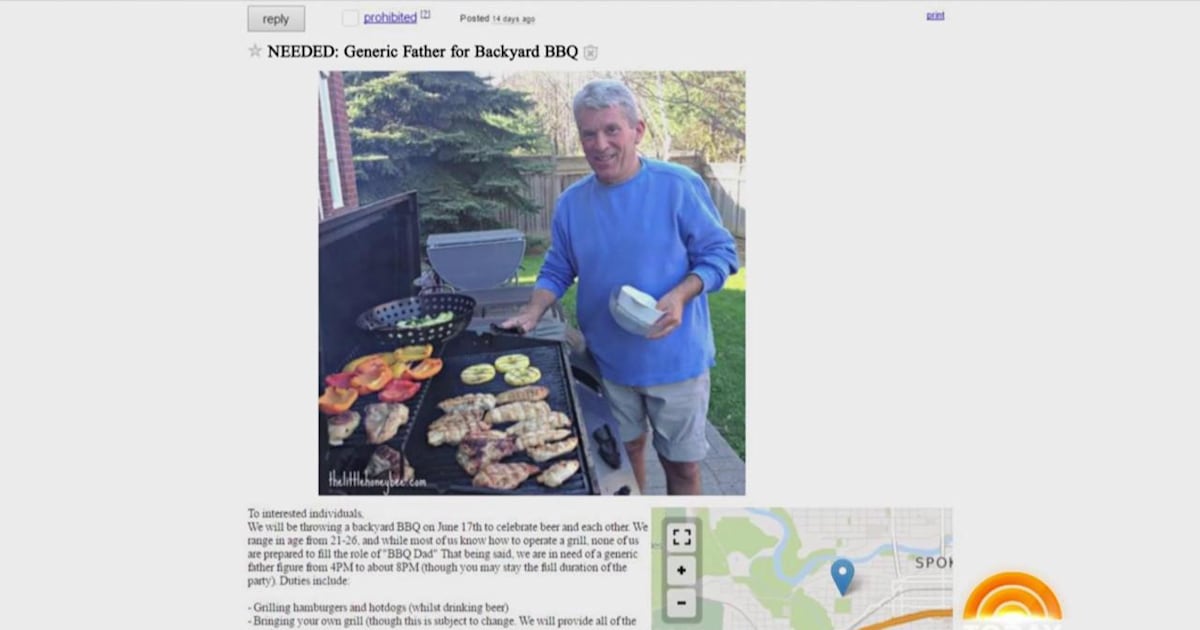 Hilarious ‘generic dad for barbecue’ ad on Craigslist goes viral