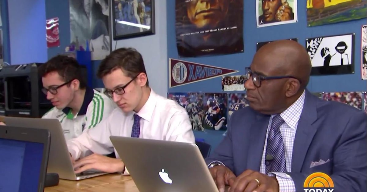 Al Roker goes back to his old high school (and gets a pop science quiz)