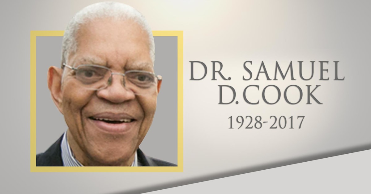 Life well lived: Educator and activist Samuel D. Cook dies at 88