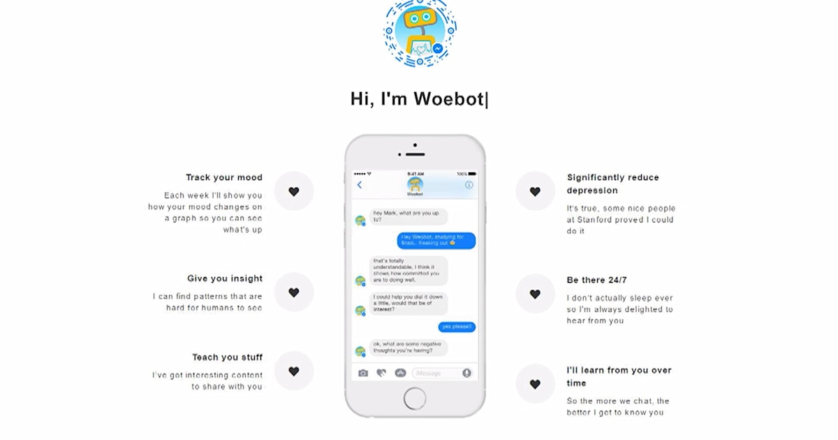 Meet the WoeBot, the chatbot therapist who cares how you feel (for $39)