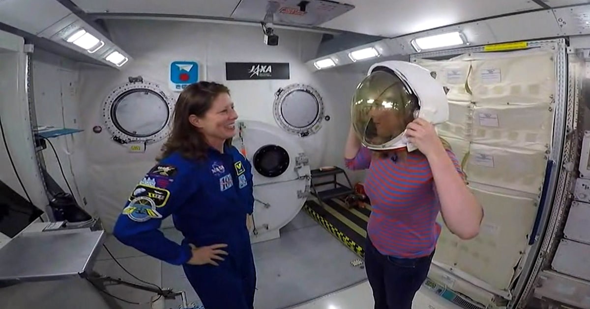 Watch Jenna Bush Hager learn what it’s like to be weightless in NASA ...