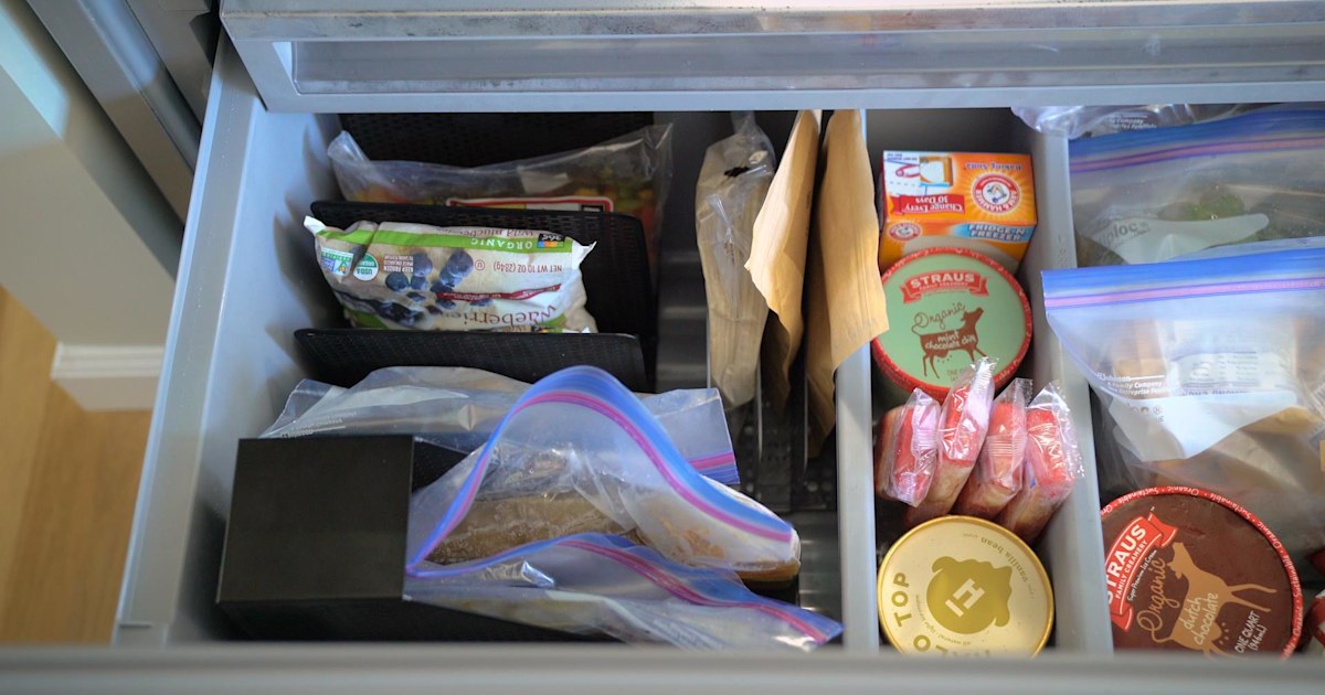 Why office supplies will help you organize the freezer