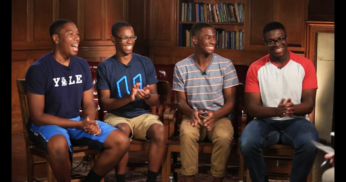 Ohio’s Wade quadruplets start their freshman year at Yale