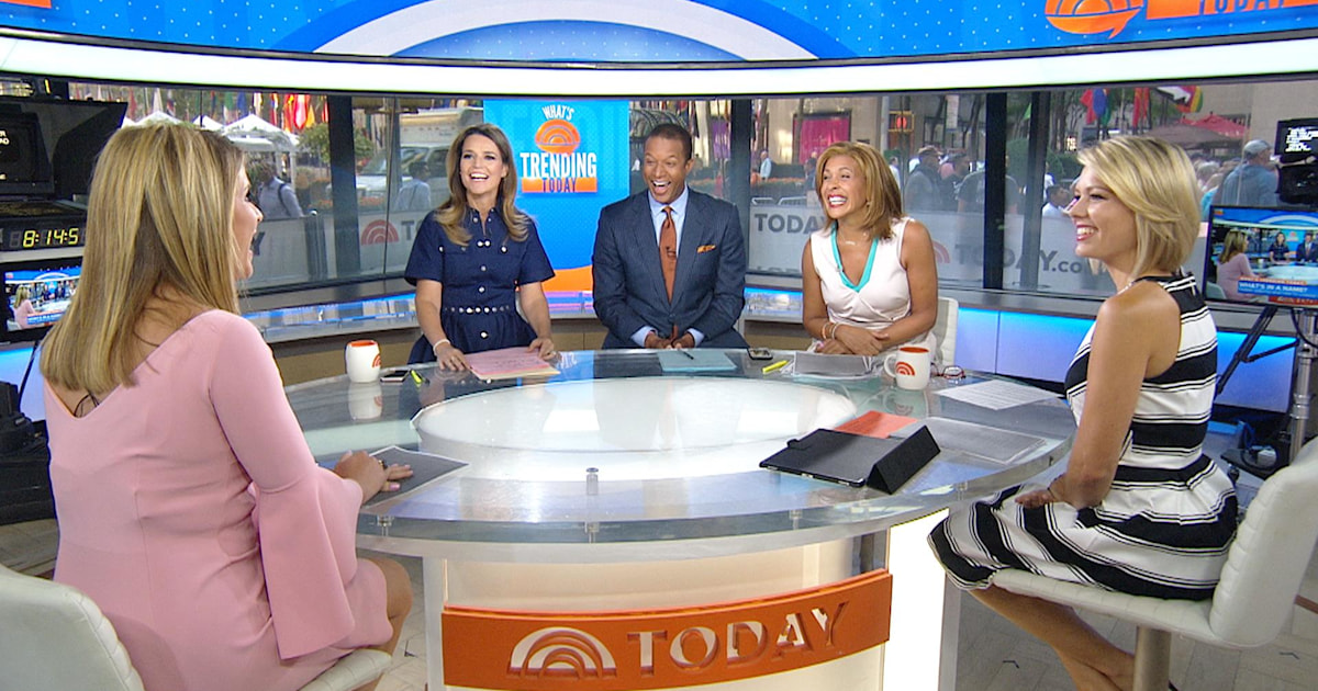 TODAY anchors reveal alternate names they’d choose for themselves