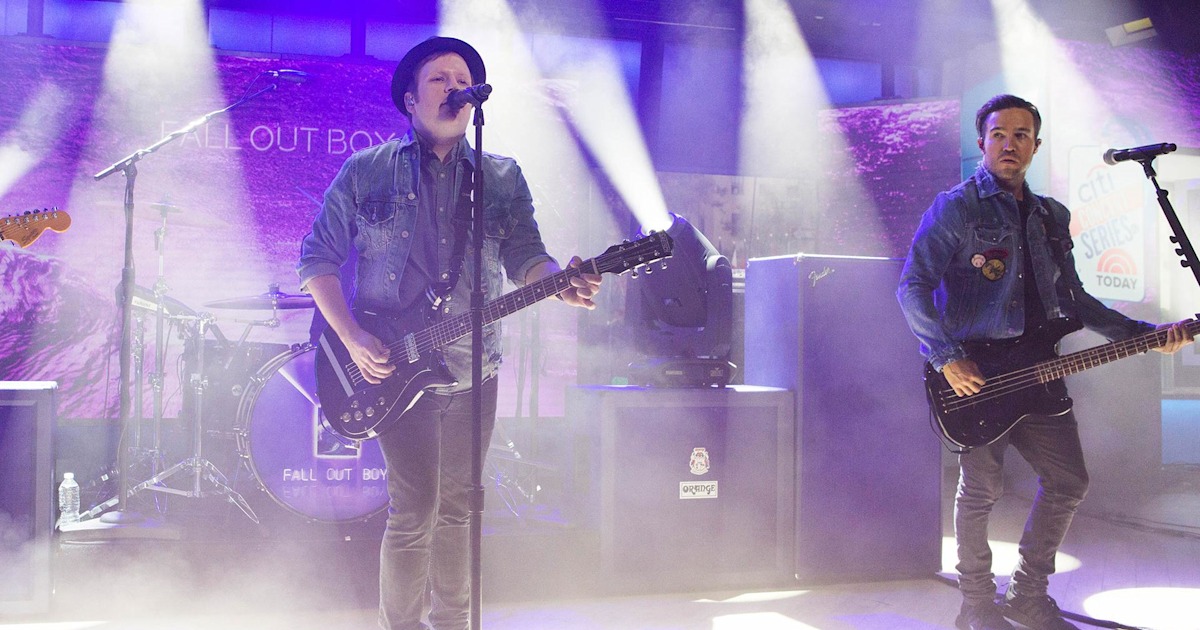 Watch Fall Out Boy perform their new song ‘Champion’ live on TODAY