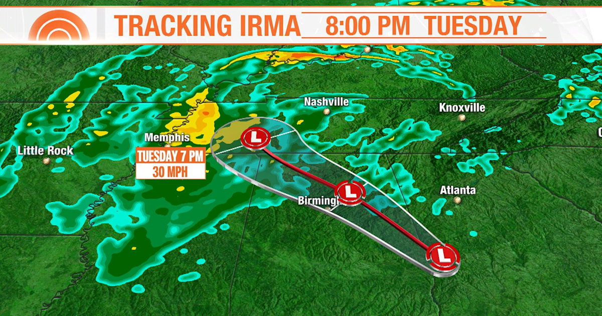 Weakened Irma still a threat to other parts of the South