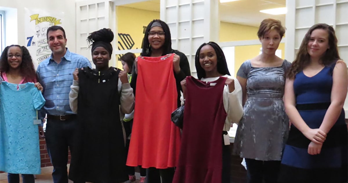 Charity donates designer dresses to low-income students