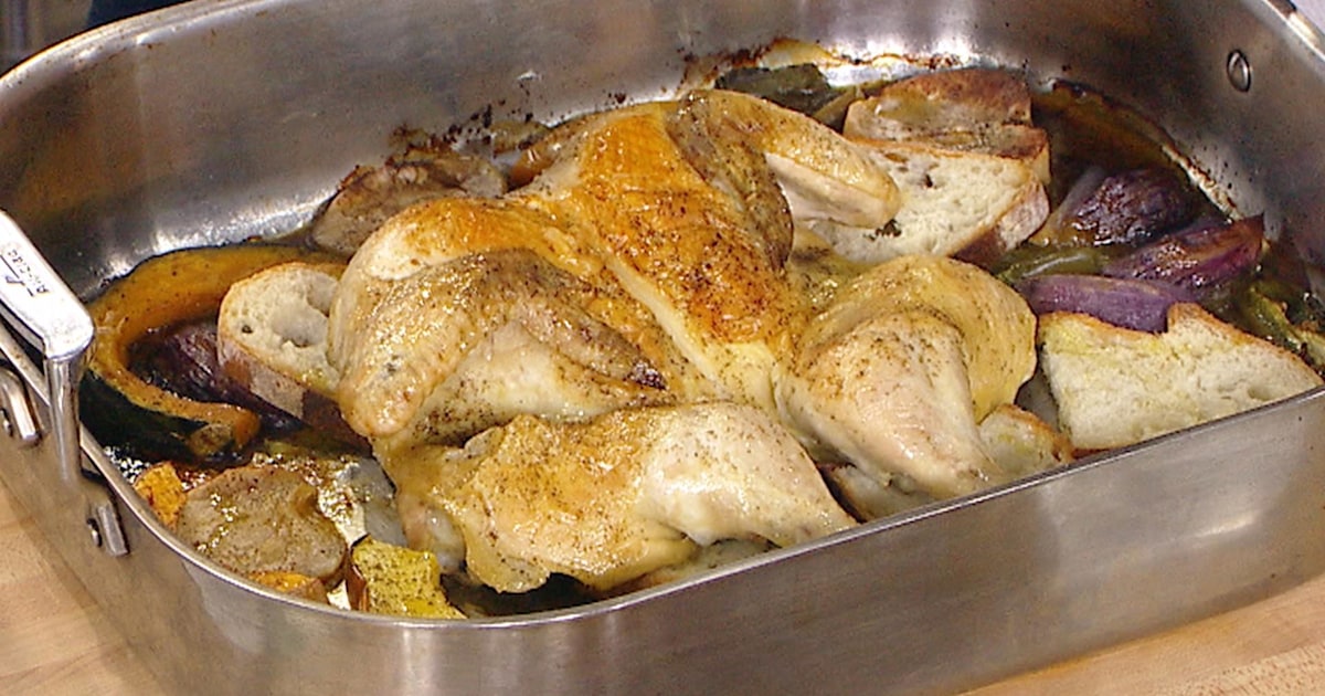 Get the recipe for this warm and hearty stoned chicken fall dish