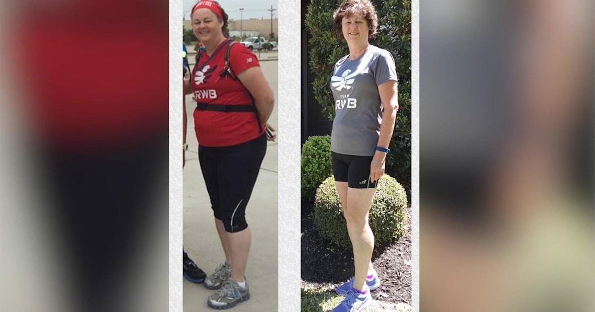 Woman loses 80 pounds by walking, swimming and changing her eating habits