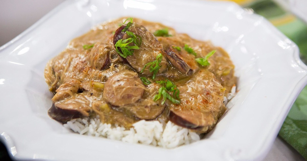 Make a delicious Southern-style dinner of spicy gumbo and sweet cornbread