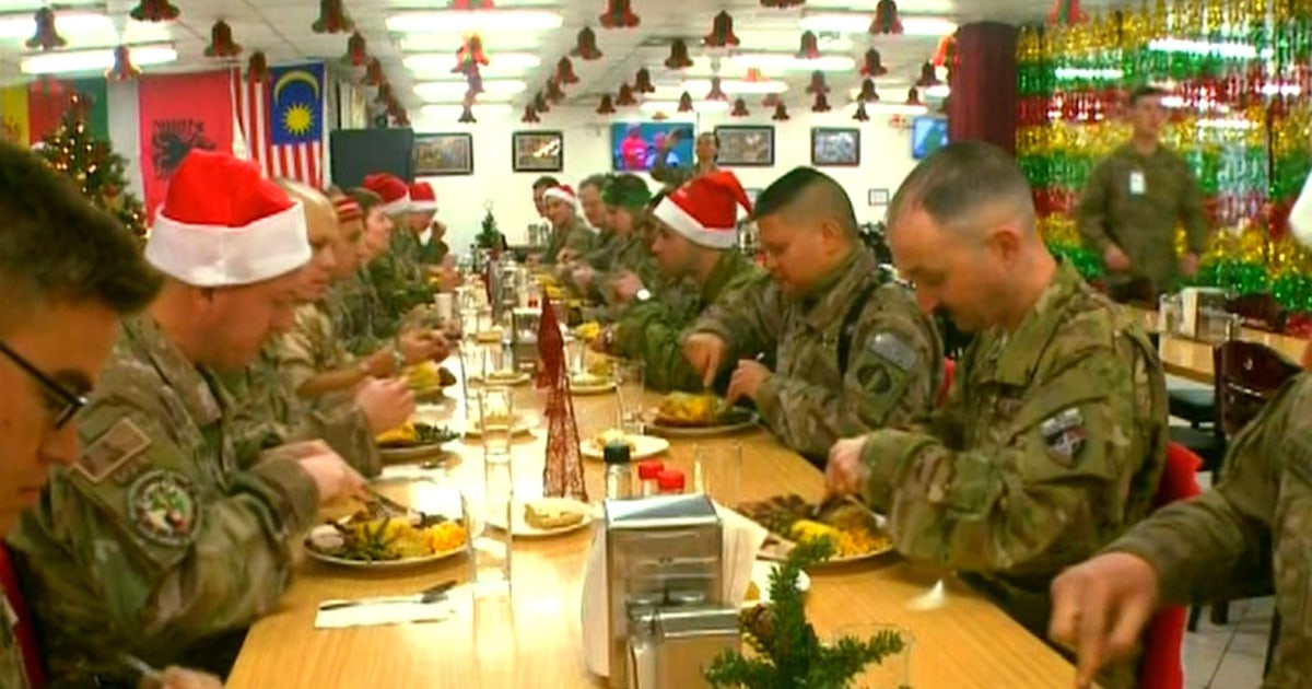 American troops celebrate Christmas from Afghanistan and abroad