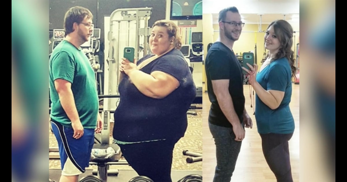 This couple has lost almost 400 pounds!