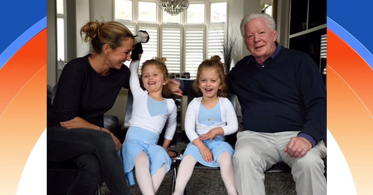 Keir Simmons shares adorable photos of his daughters with Hoda Kotb