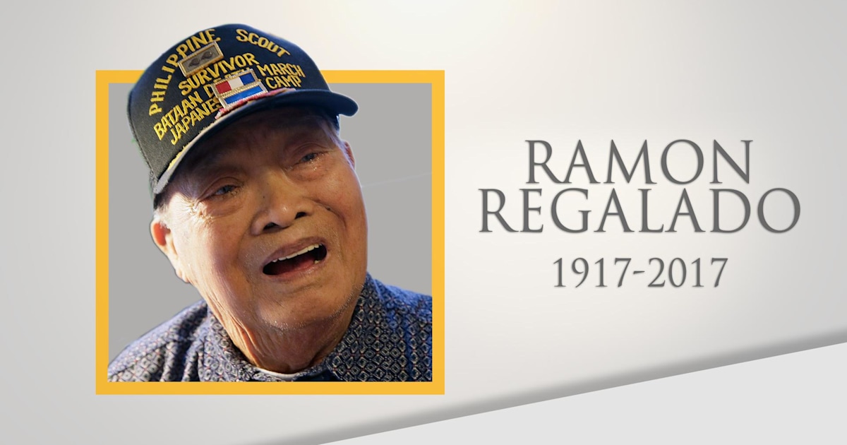 Life well lived: Bataan Death March survivor Ramon Regalado dies at 100