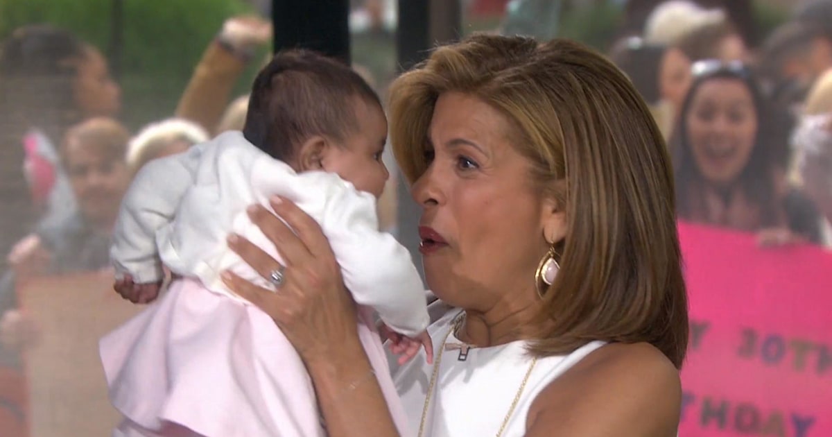 Watch the TODAY anchors gush over their babies