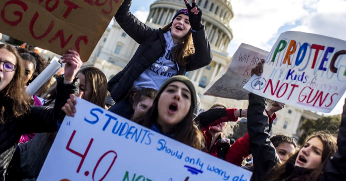 ‘March for Our Lives’ is the latest movement led by young people