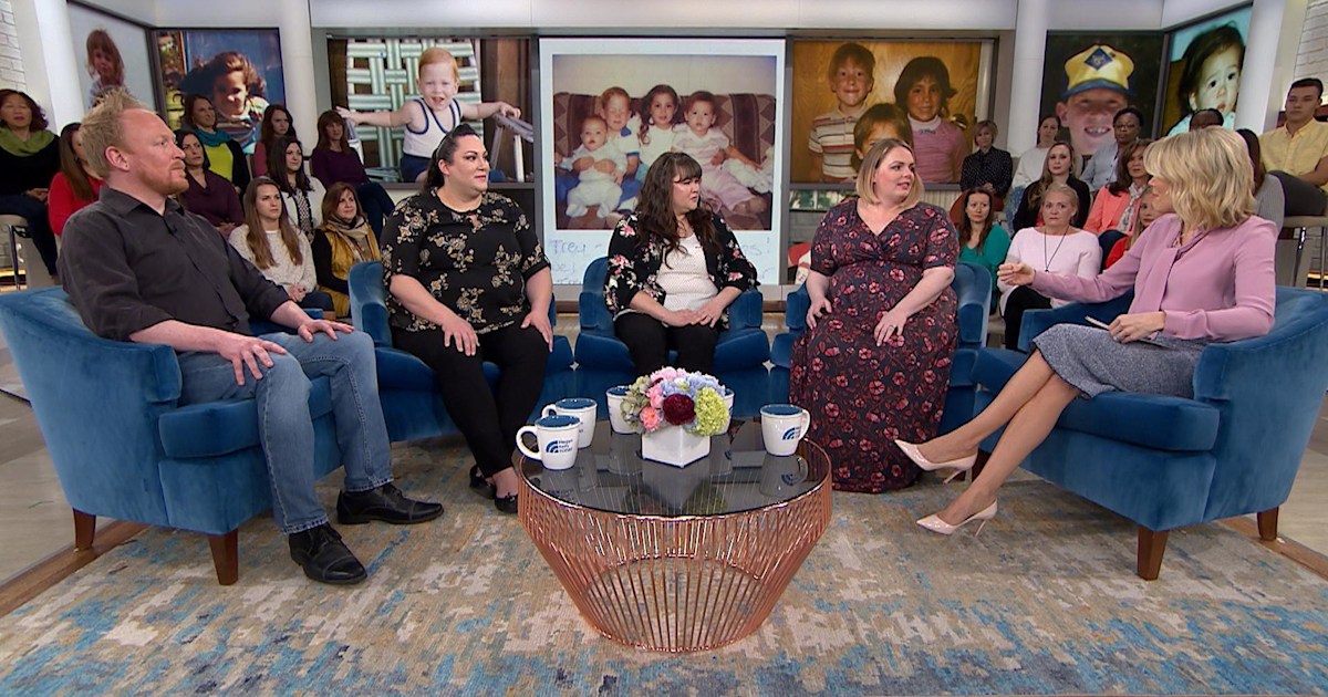 Watch 3 siblings reunite with their long-lost sister on Megyn Kelly TODAY