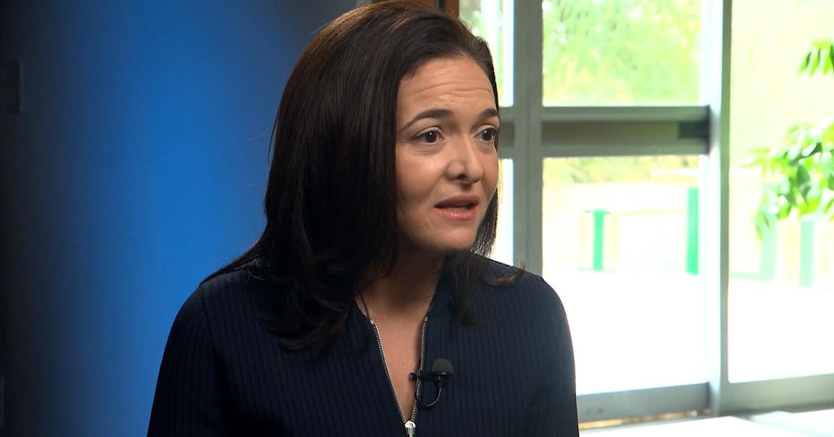 Sheryl Sandberg speaks out on growing Facebook backlash