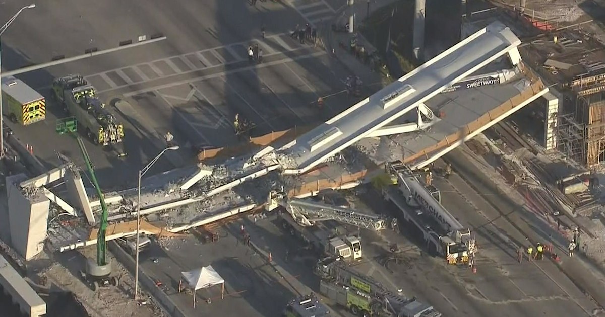 Engineer reported cracks in walkway days before Florida bridge collapse