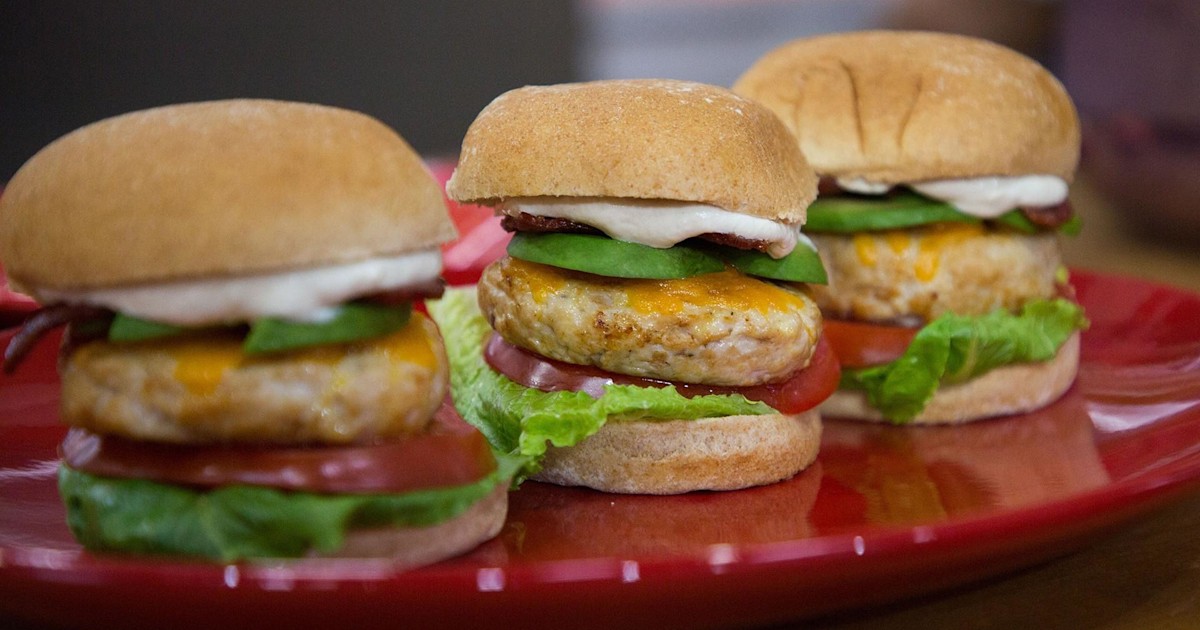 Make avocado club cheeseburgers: They’re healthy but delicious